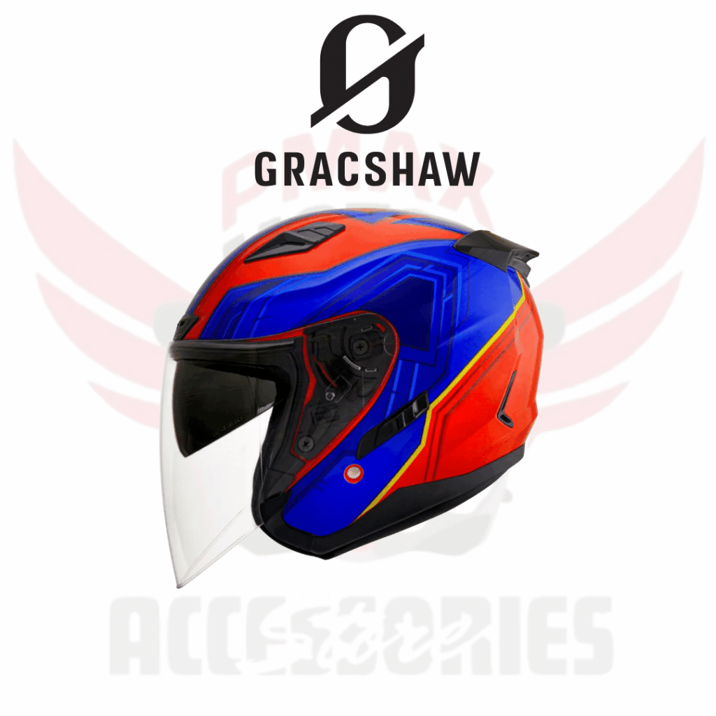 GRACSHAW HELMET SUPERMAN LIMITED EDITION - Pmax Motor Malaysia