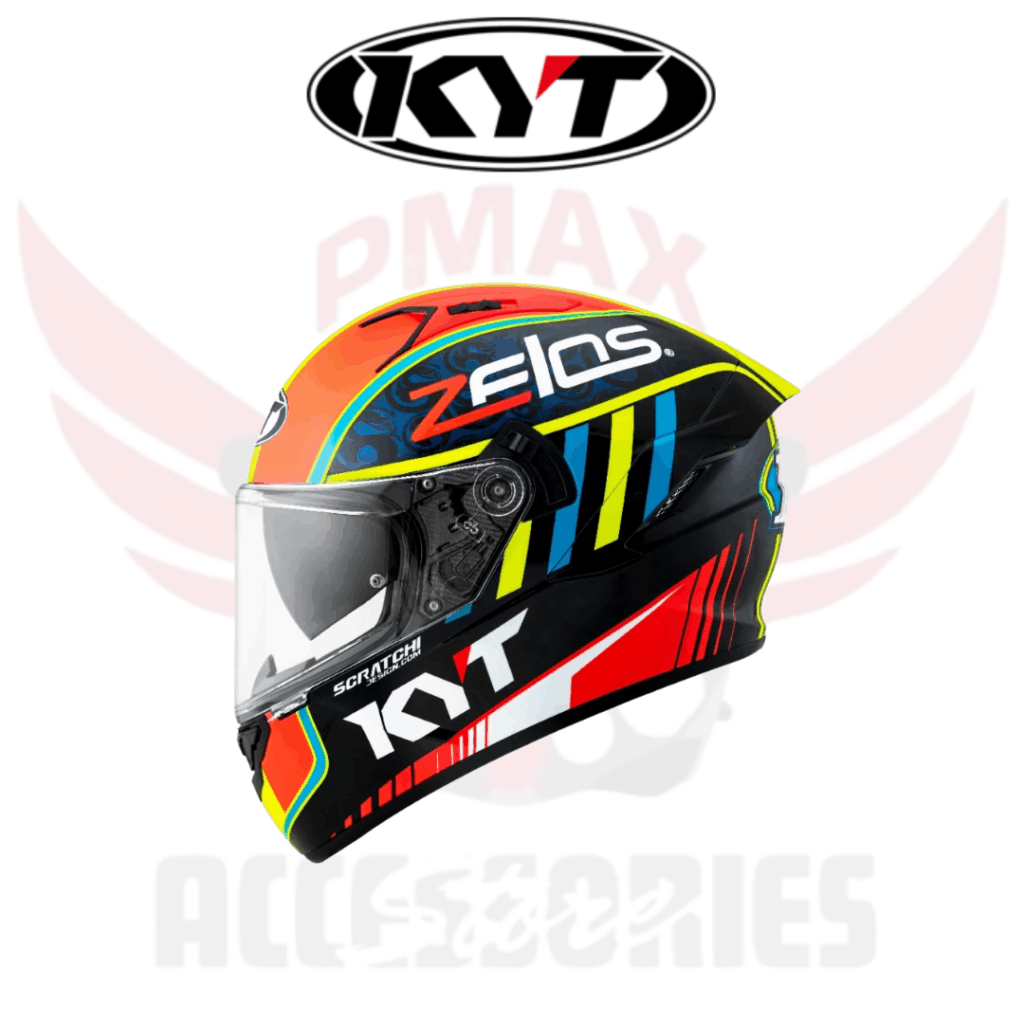 KYT NFR XAVIER SIMEON REPLICA BLACK GLOSS - Pmax Motor Malaysia